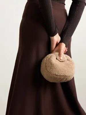 Gabriela Hearst Soft Demi Clutch - Brown