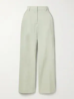 Dries Van Noten Satin Straight-leg Pants