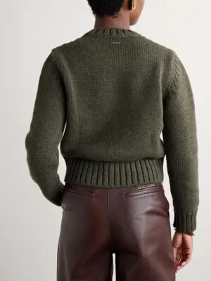 FERRAGAMO Wool And Cashmere-blend Sweater