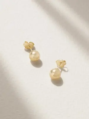 Mateo 14-karat Stud Earrings - Gold