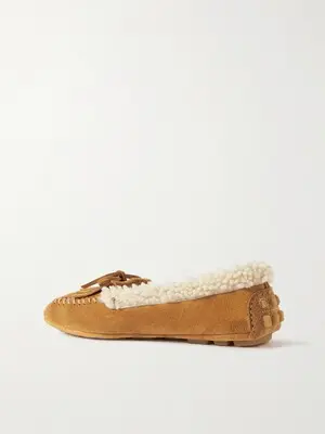 Bally Klemp Shearling-trimmed Loafers
