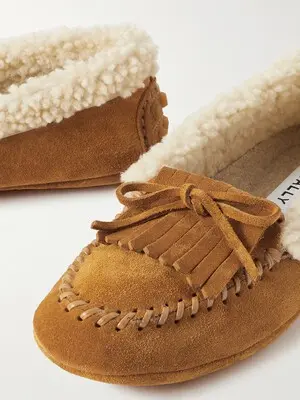 Bally Klemp Shearling-trimmed Loafers