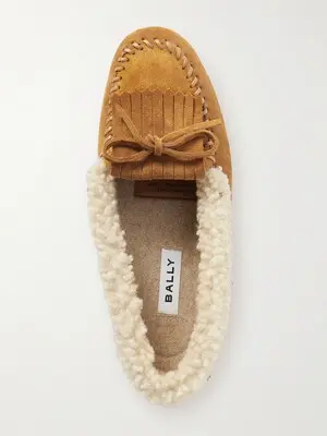 Bally Klemp Shearling-trimmed Loafers