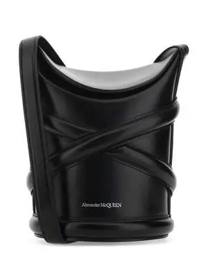Alexander McQueen The Curve Bucket Bag - Black