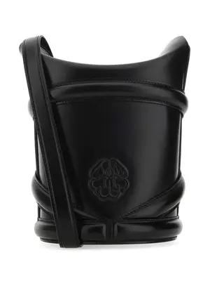 Alexander McQueen The Curve Bucket Bag - Black