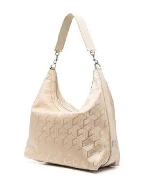 Mcm Aren Monogram Jacquard Tote Bag