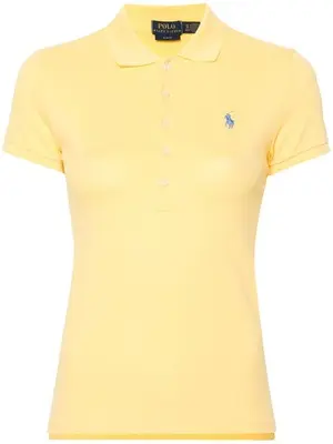 Polo Ralph Lauren Polo Pony-embroidered Polo Shirt - Yellow
