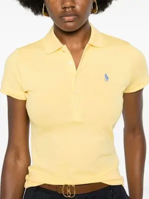 Polo Ralph Lauren Polo Pony-embroidered Polo Shirt - Yellow