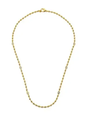 BUDDHA MAMA 20kt Yellow Diamond Necklace - Gold