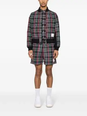 Thom Browne Tartan-check Flannel Shirt
