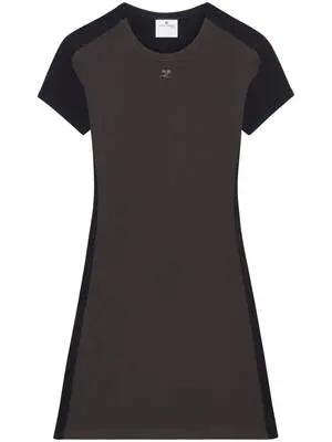 COURREGES Contrast-frame Mini Dress