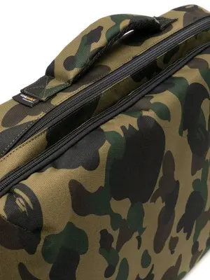 A BATHING APE Camouflage Cordura Backpack