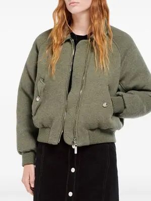 BARRIE Knitted Bomber Jacket