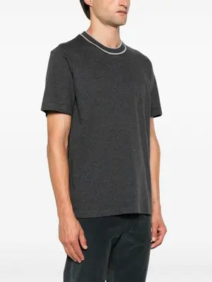 Peserico Contrasting-collar T-shirt