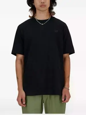 NEW BALANCE Athletics Cotton T-shirt - Black