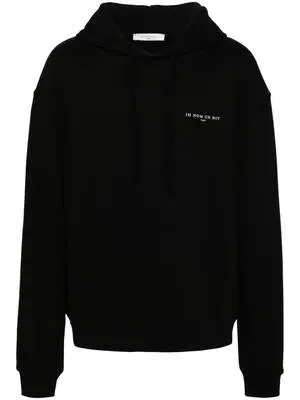 IH NOM UH NIT Pearls And Roses Mask Hoodie - Black