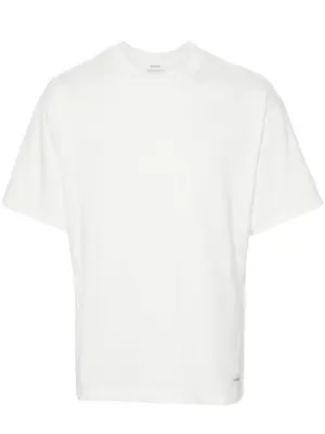Saint Laurent Logo-patch T-shirt - White