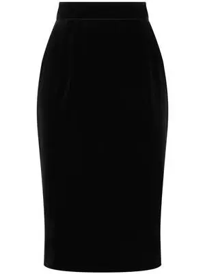 Dolce & Gabbana Velvet Knee-length Skirt