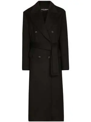 Dolce & Gabbana Double-breasted Coat - Black