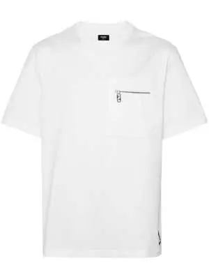 Fendi Ff-detailed T-shirt - White