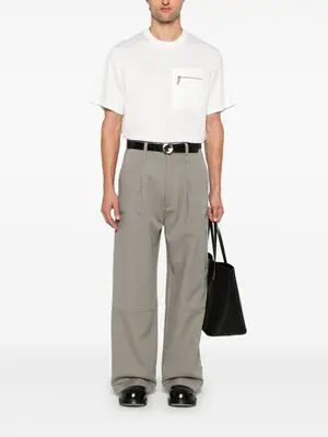 Fendi Ff-detailed T-shirt - White