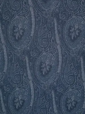 Etro Paisley-print Scarf - Blue