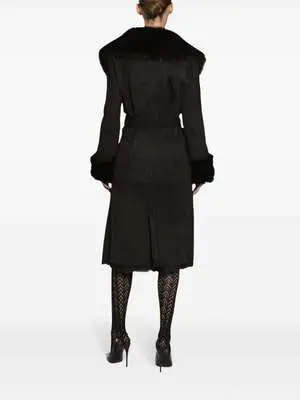Dolce & Gabbana Belted Coat - N0000 Black
