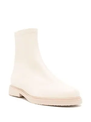 STUDIO CHOFAKIAN Ankle Leather Boots - White