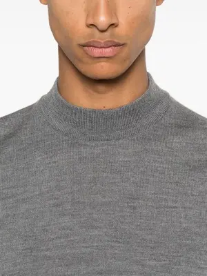 J. Lindeberg Korman Merino Wool Sweater - Grey