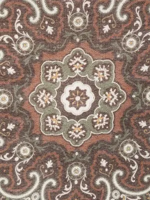 Tagliatore Medallion-print Pocket Scarf