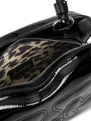 GANNI Butterfly Top-handle Bag - Black