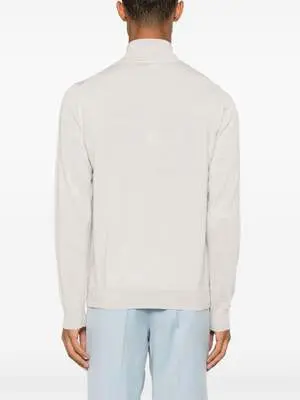 J. Lindeberg Kaden Merino Wool Sweater - Neutrals
