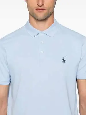 Polo Ralph Lauren Polo-pony-motif Polo Shirt - Blue