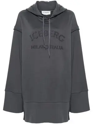 Iceberg Logo-embroidered Mini Dress