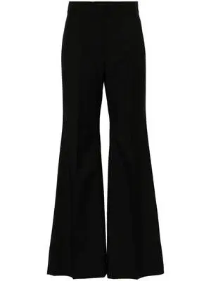 Givenchy Flared Wool-mohair Trousers