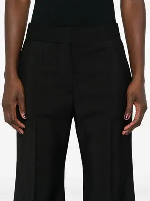 Givenchy Flared Wool-mohair Trousers