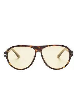 TOM FORD Oversize-frame Sunglasses - Brown