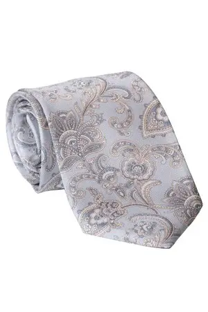 ELIZABETTA Novara Printed Neck Tie - Sky Blue