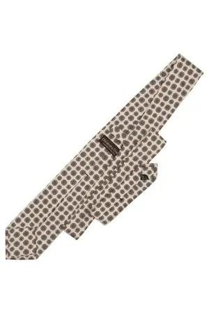 ELIZABETTA Claudius Extra Long Printed Neck Tie