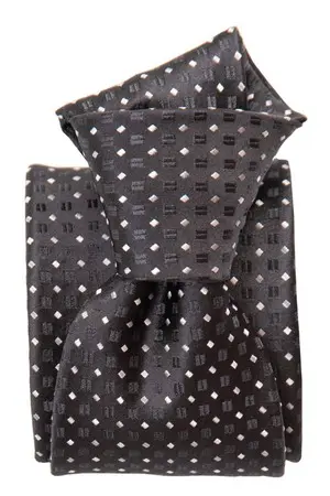 ELIZABETTA Barbera Extra Long Silk Jacquard Neck Tie