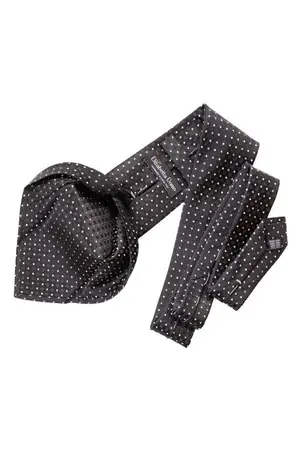 ELIZABETTA Barbera Extra Long Silk Jacquard Neck Tie