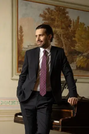 ELIZABETTA Trento Extra Long Silk Jacquard Neck Tie