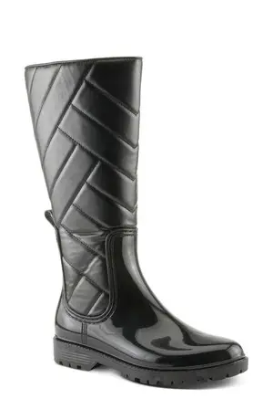 SPRING STEP SHOES Maiza Waterproof Quilted Rain Boots