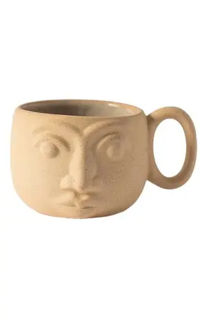 AL CENTRO CERAMICA Face Mug - Terracotta