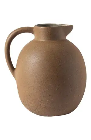 AL CENTRO CERAMICA Ball Pitcher - Terracotta