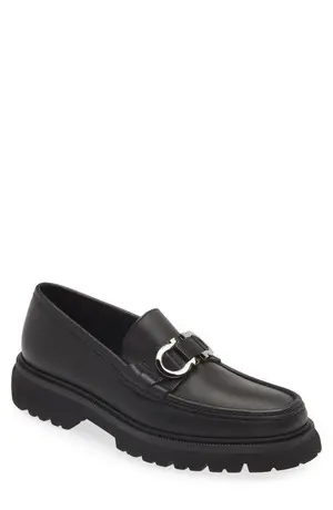 Ferragamo Lug Sole Loafers