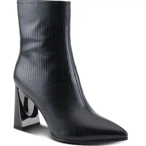 SPRING STEP SHOES Snakeskin Embossed Bootie
