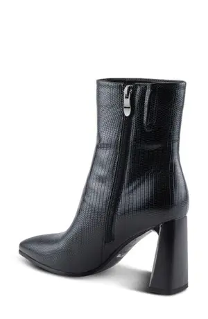 SPRING STEP SHOES Snakeskin Embossed Bootie