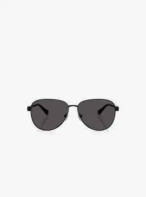 Michael Kors Michael Kors Biarritz Aviator Sunglasses Black
