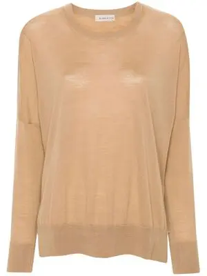BLANCA VITA Fine-knit Sweater - Brown